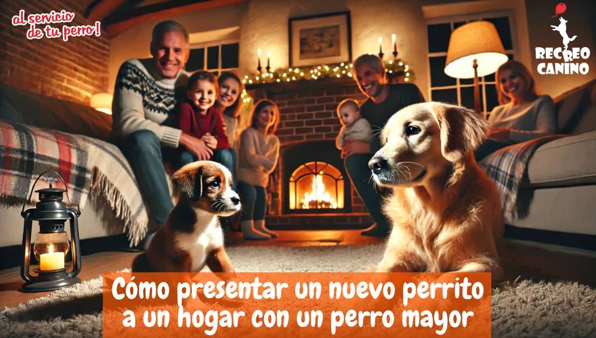 Cómo presentar un nuevo perrito a un hogar con un perro mayor - Academia